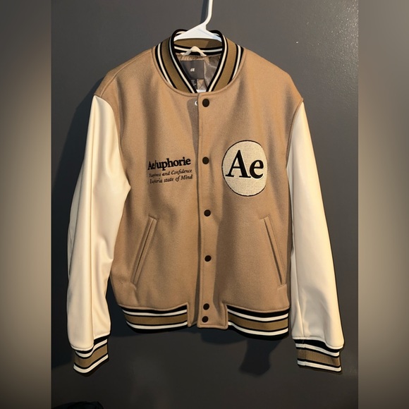 H&M | Jackets & Coats | Hm Varsity Jacket | Poshmark